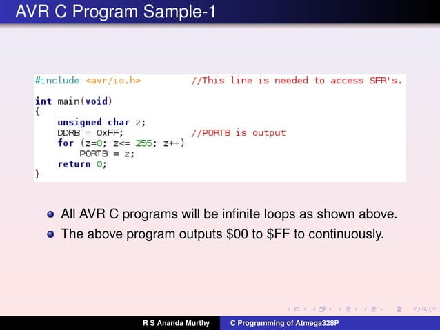 L12 c-language-programming-of-atmega328 p | PDF | Programming Languages | Computing