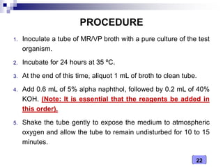 Medical Microbiology Laboratory (biochemical tests - iii) | PDF