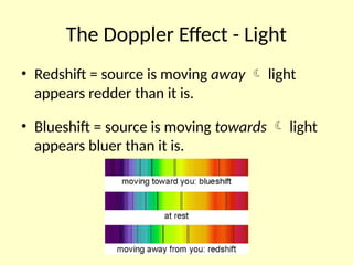 The Doppler Effect + Redshift A Level physics | PPTX