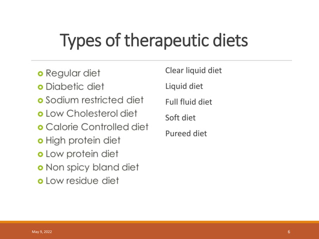 L12-Therapeutic diets (1).pptx | Heart and Cardiovascular Diseases ...