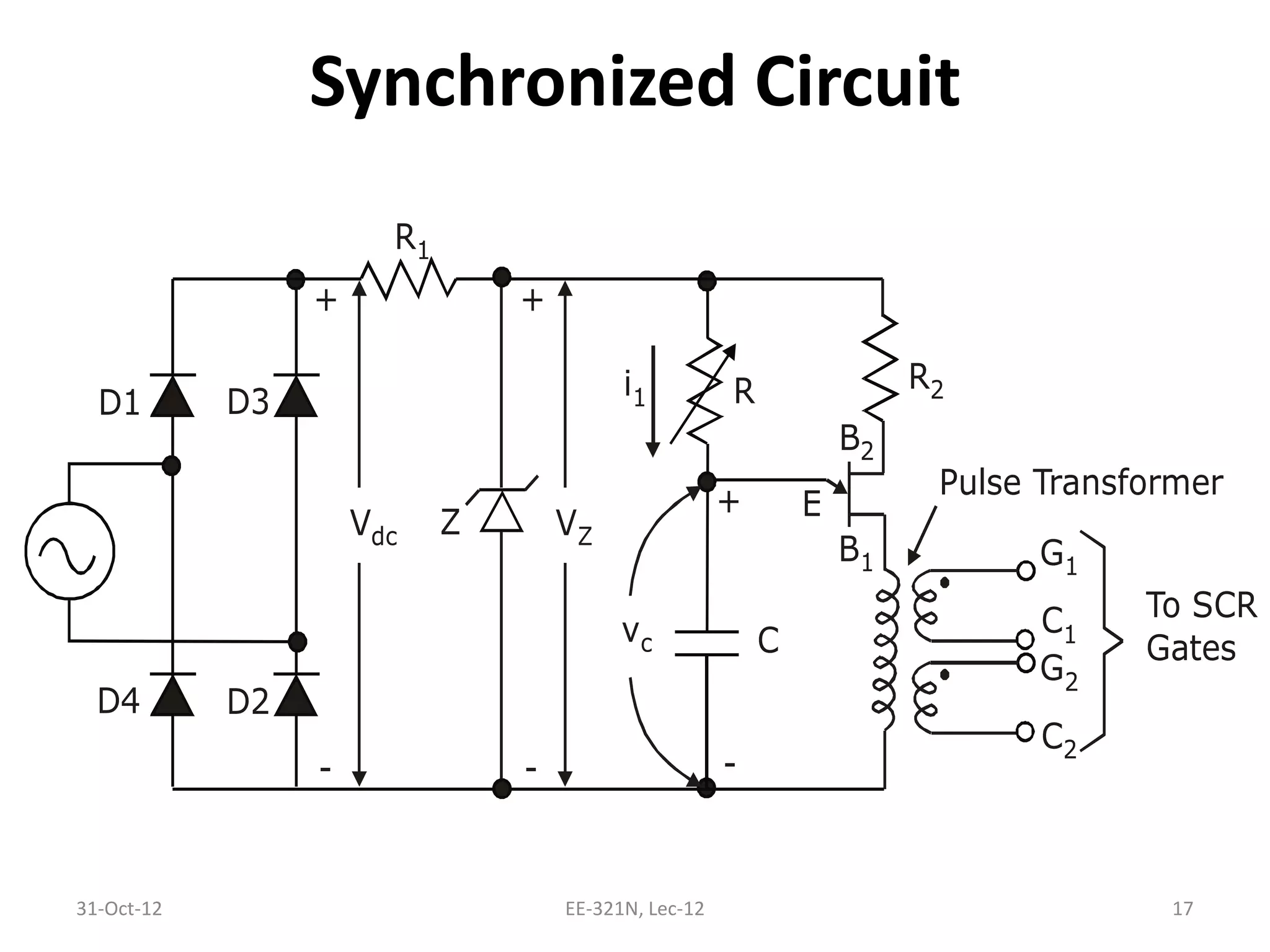 L12 ujt based triggering circuit | PDF