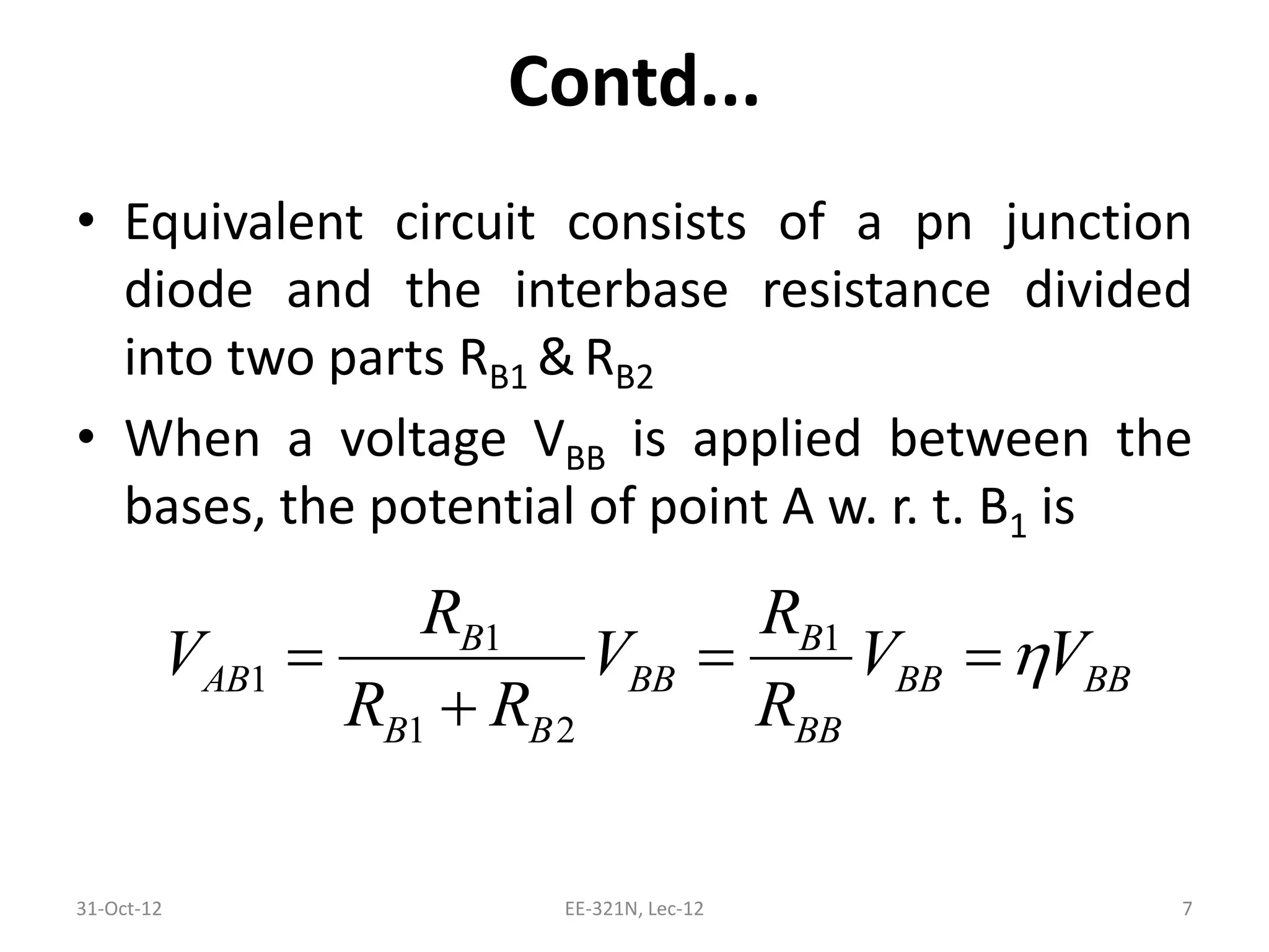 L12 ujt based triggering circuit | PDF