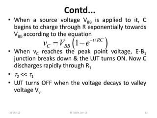 L12 ujt based triggering circuit | PDF