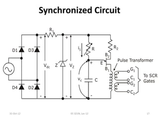 L12 ujt based triggering circuit | PDF