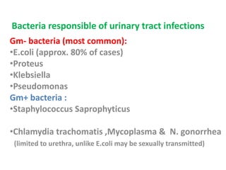 L 1+2 - Urinary tract infections.ppt study | PPT