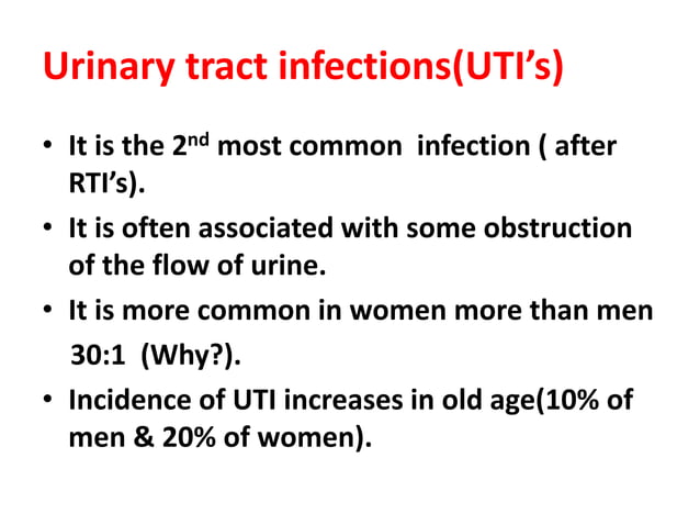 L 1+2 - Urinary tract infectin for health | PPT