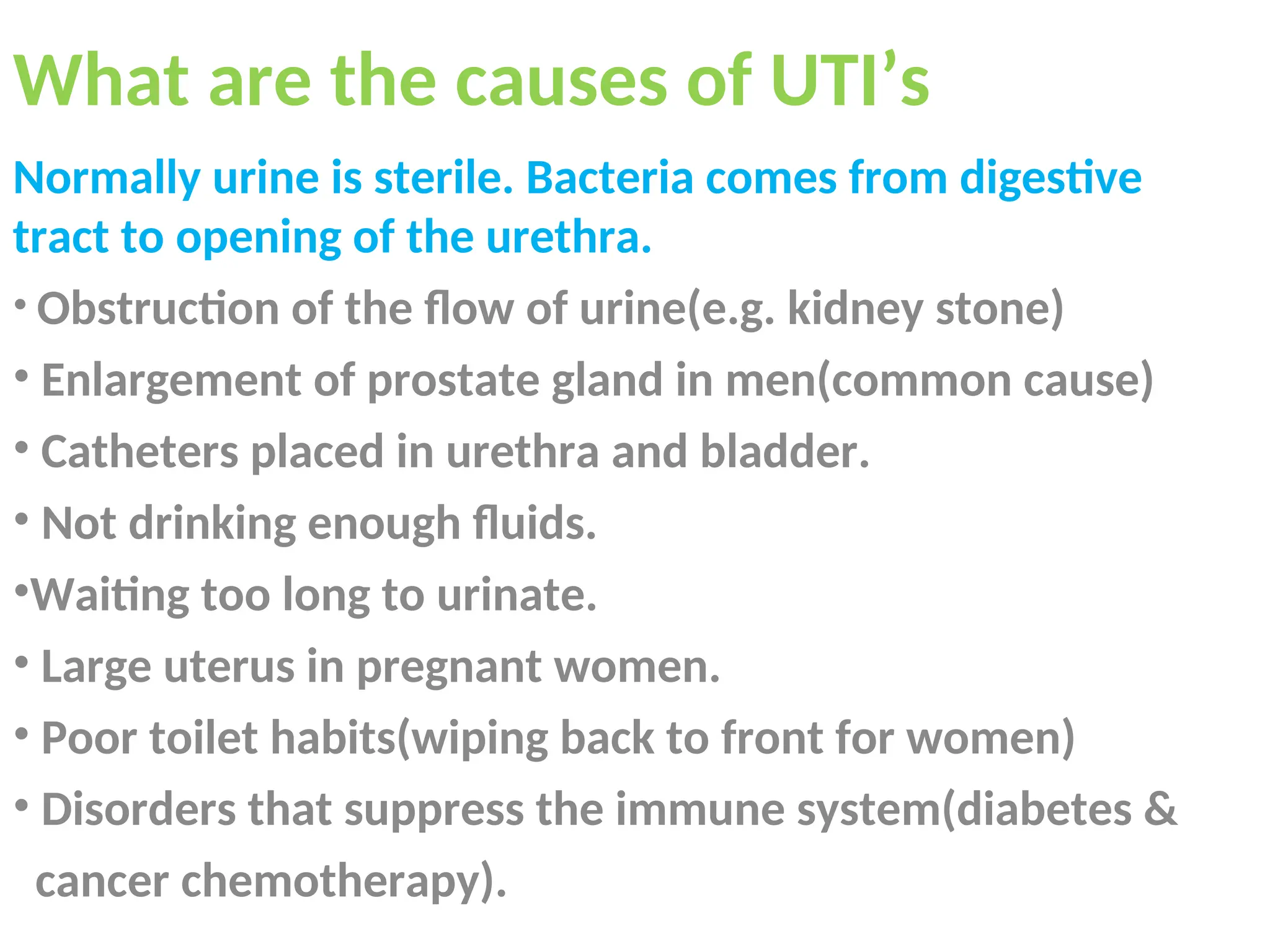 Urinary tract infection upper urinary tract infection and lower urinary ...