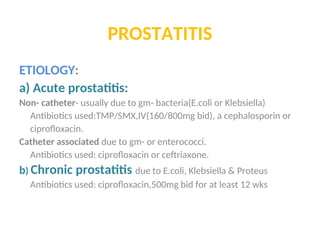 L 1+2 - Urinary tract infectins................................. | PPT