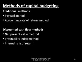L 12 capital budgeting | PPT