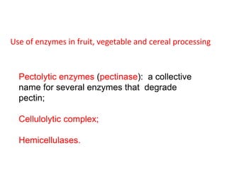 L12 using Enzymes in food processing.pptx