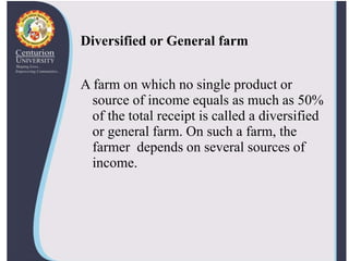 Lecture 12 Types of farming system | PDF