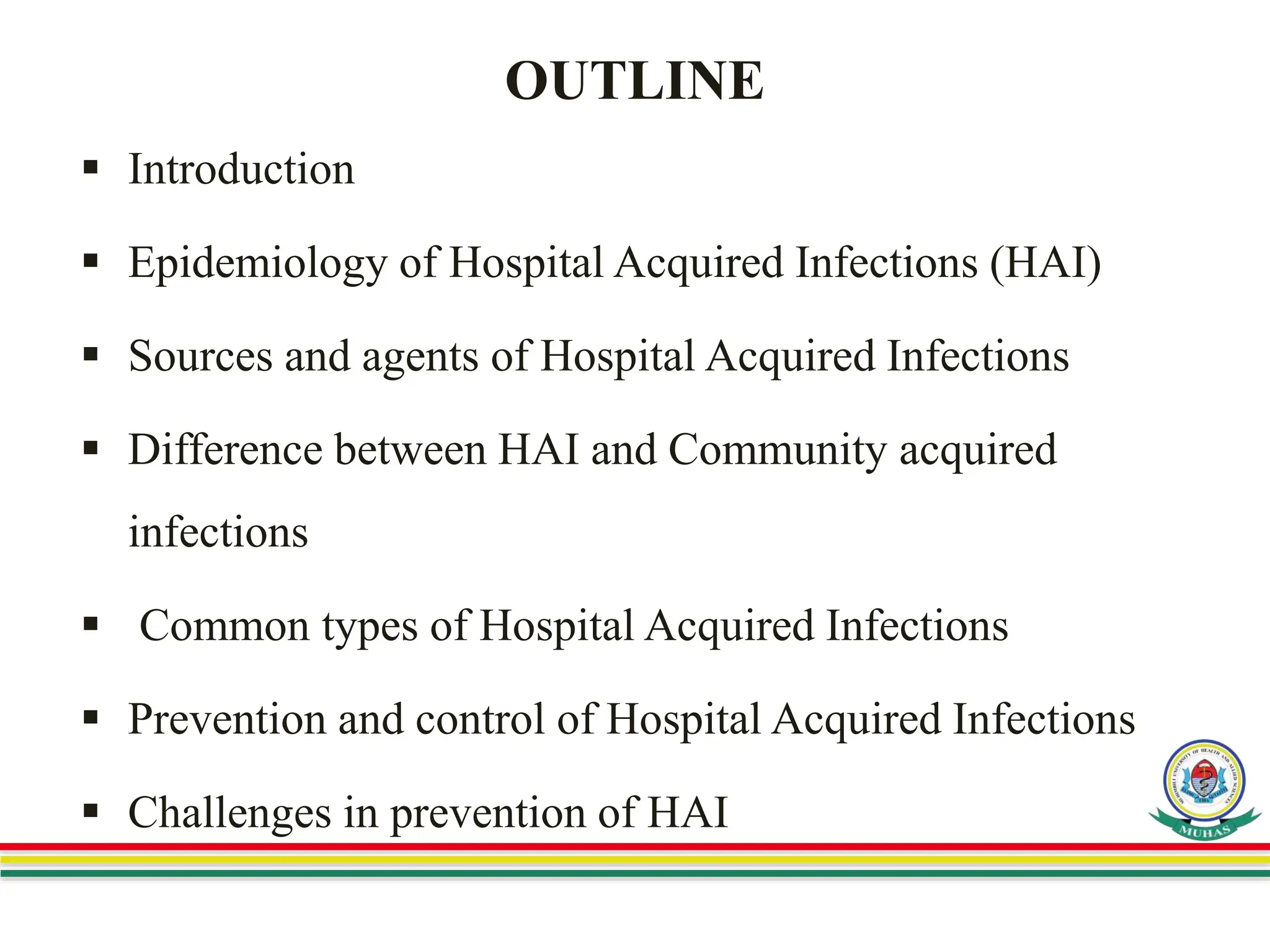 Hospital Acquired Infections and Health associated infections | PPTX