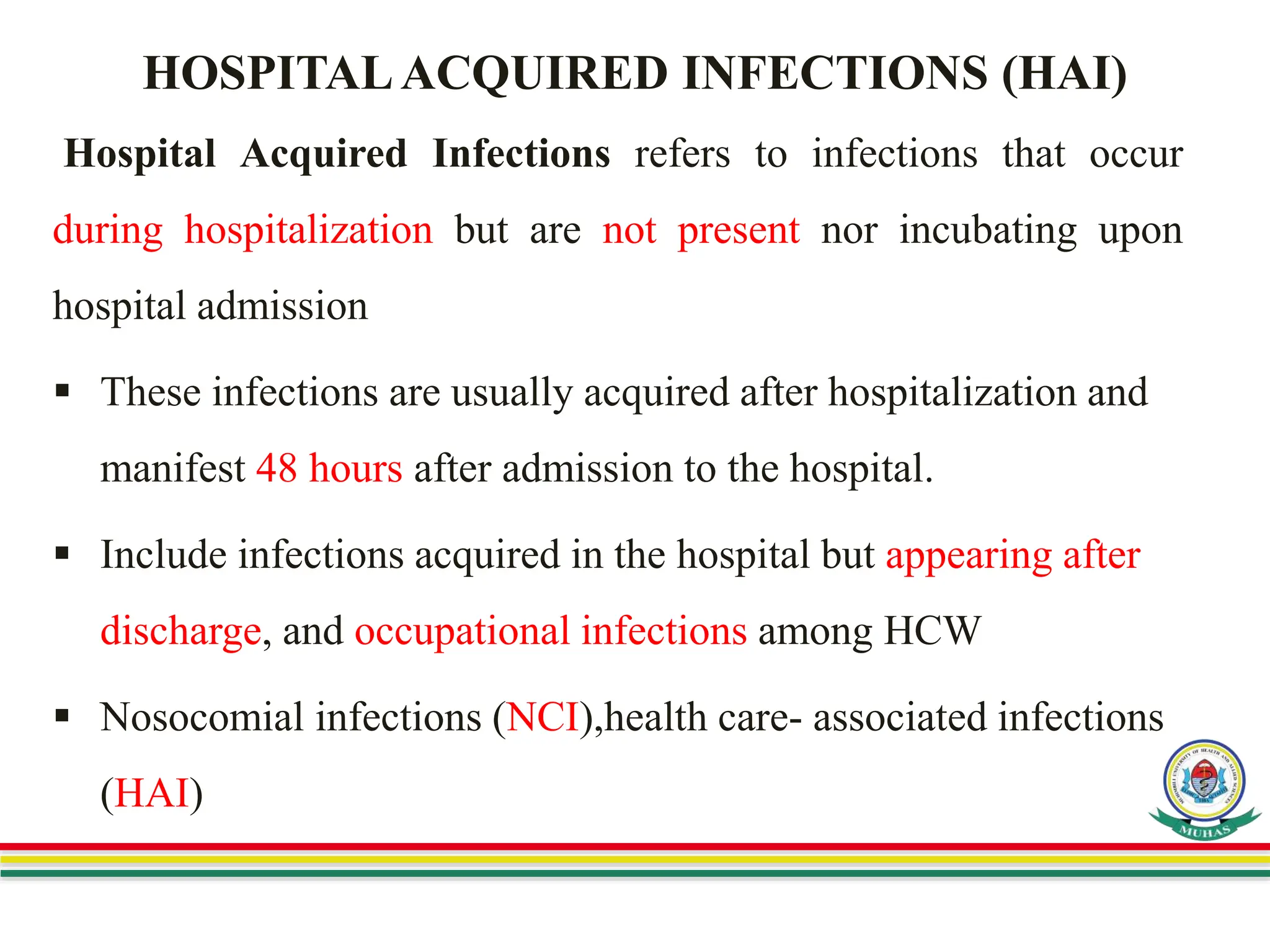Hospital Acquired Infections and Health associated infections | PPTX