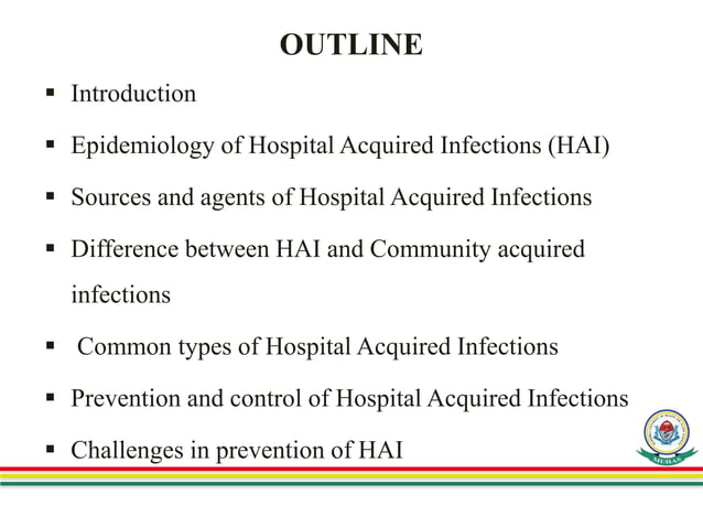 Hospital Acquired Infections and Health associated infections | PPTX