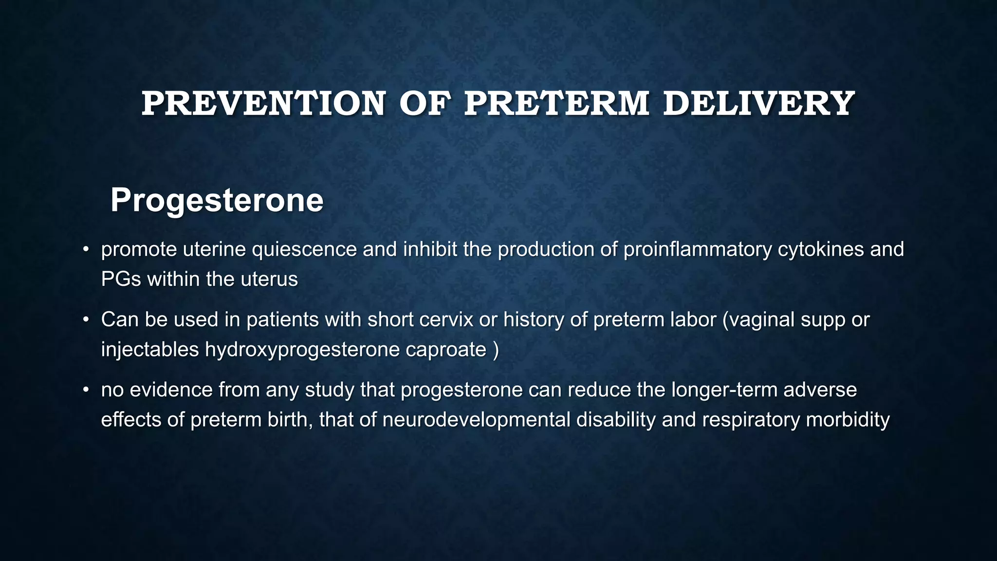 Lecture 22 Preterm Labor.pptx
