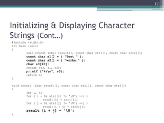 COm1407: Character & Strings | PPT