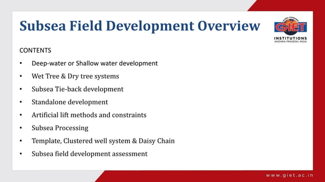 Subsea field development | PDF | Geology | Science