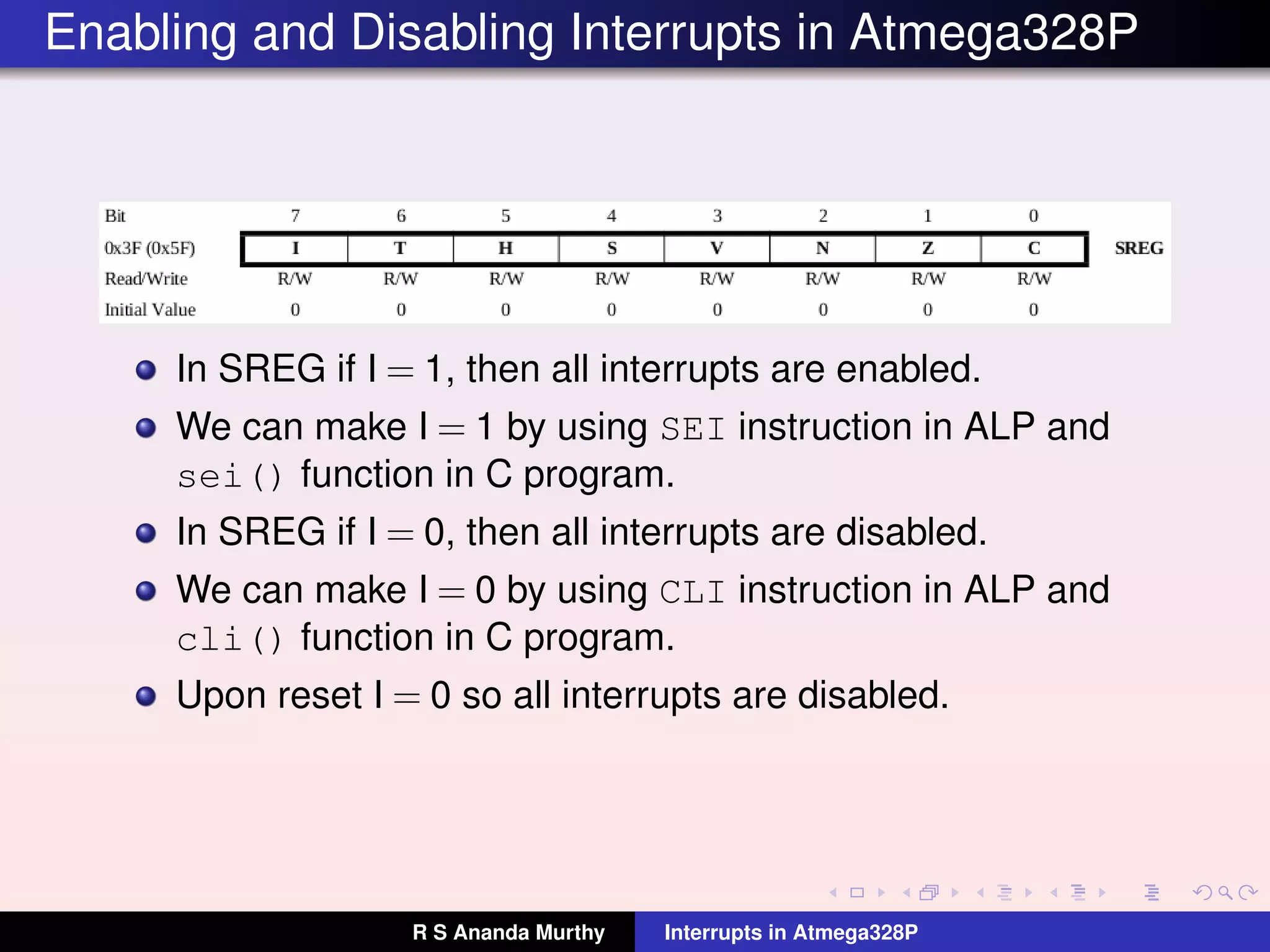 L13 interrupts-in-atmega328 p | PDF