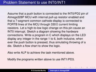 L13 interrupts-in-atmega328 p | PDF