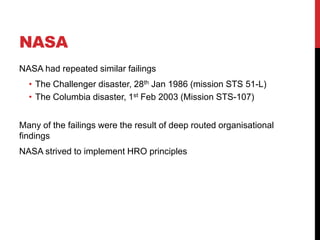 CS5032 Lecture 13: organisations and failure | PPT