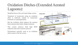 L13 -SECONDARY TREATMENT OF SEWAGE OXIDATION PONDS.pptx