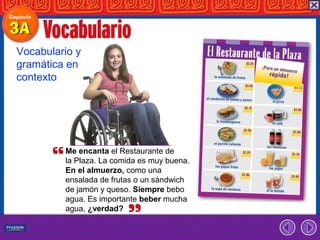 Realidades 1 - 3A: ¿Desayuno o almuerzo? | PPT