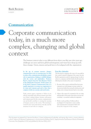 Corporate Communication | PDF