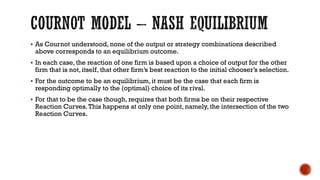 L13 Cournot model.pdf in economics subject | PDF