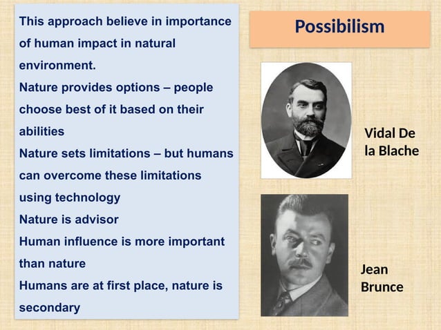 Environmental Determinism, possibilism and Neo-determinism | PPTX ...
