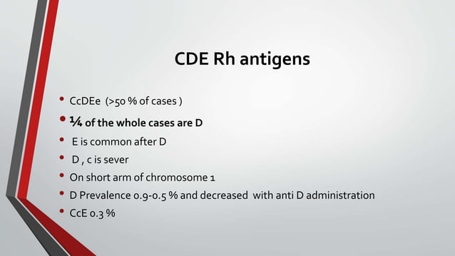 L23 Hemolytic Disease of Fetus & Neonate (HDFN ) | PPT