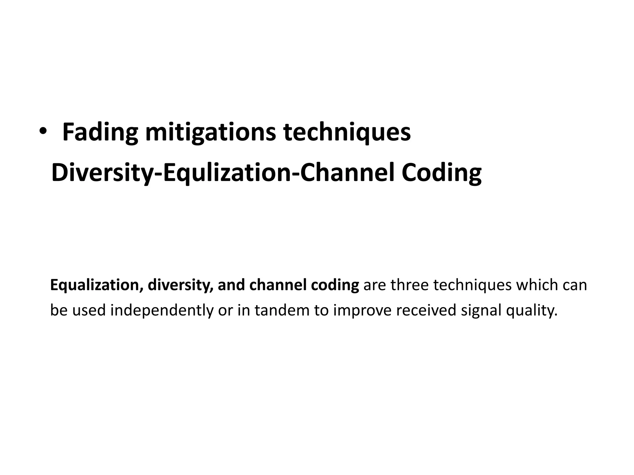 L13 Mitigation Techniques.pptx | Computer Networking | Computing