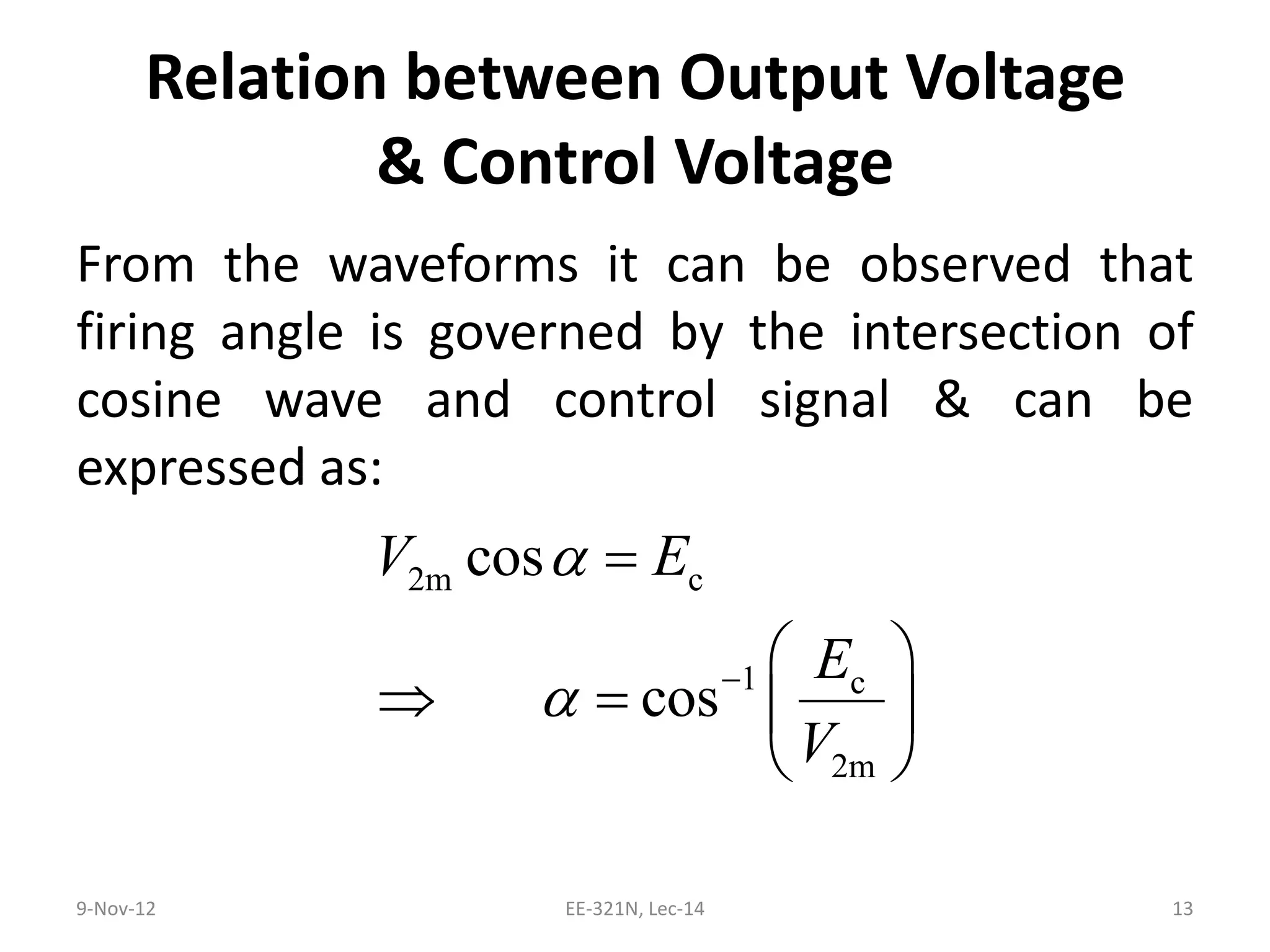 L14 cosine control scheme | PDF