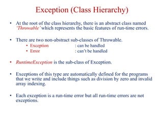L14 exception handling | PPTX