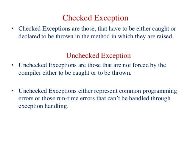 L14 exception handling