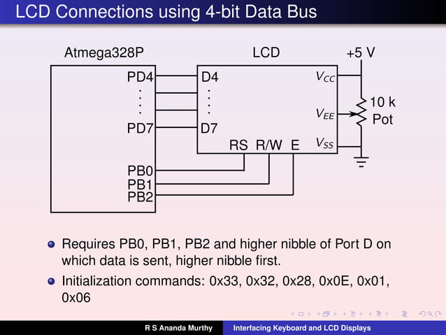 L14 kb-lcd-interfacing-with-atmega328 p | PDF | Computer Peripherals | Computing