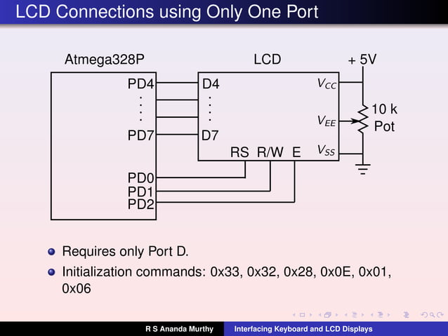 L14 kb-lcd-interfacing-with-atmega328 p | PDF | Computer Peripherals ...