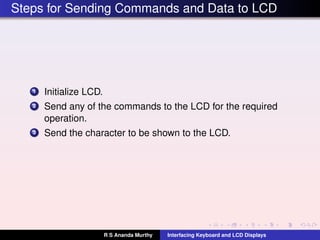L14 kb-lcd-interfacing-with-atmega328 p | PDF | Computer Peripherals | Computing