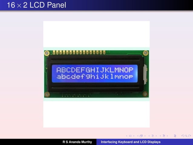 L14 kb-lcd-interfacing-with-atmega328 p | PDF | Computer Peripherals | Computing