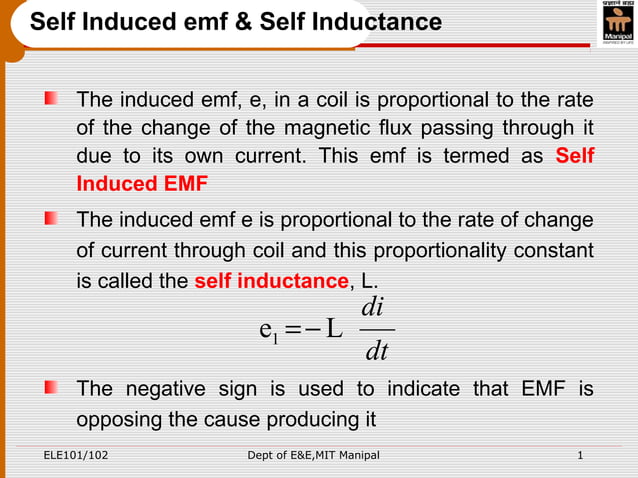 L14 self and mutual inductance | PPT | Physics | Science