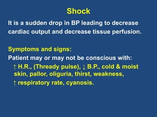 Types of Shock Pathophysiology and Management | PPT