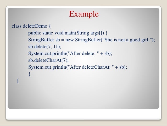 L14 string handling(string buffer class)