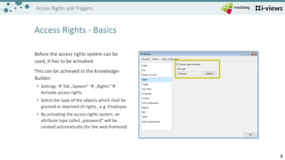 L14: Access Rights and Triggers | PPT