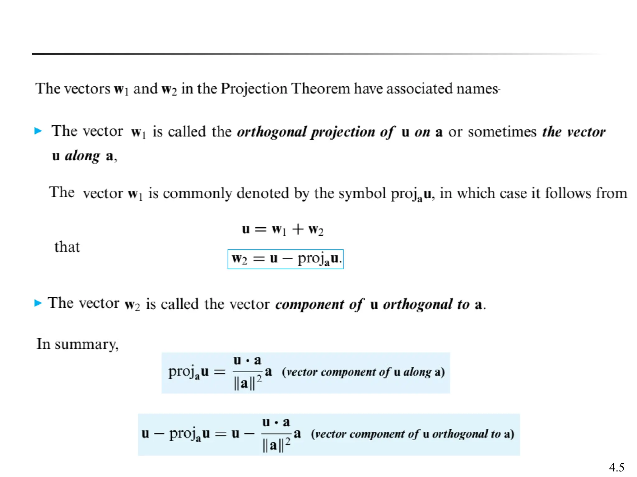 L14 Projection and Gram Schmidt applied Mathematics | PPTX