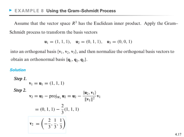 L14 Projection and Gram Schmidt applied Mathematics | PPTX