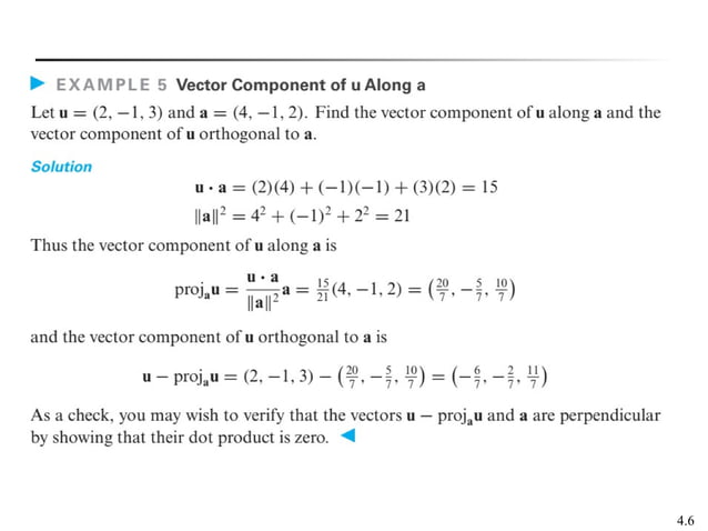 L14 Projection and Gram Schmidt applied Mathematics | PPTX