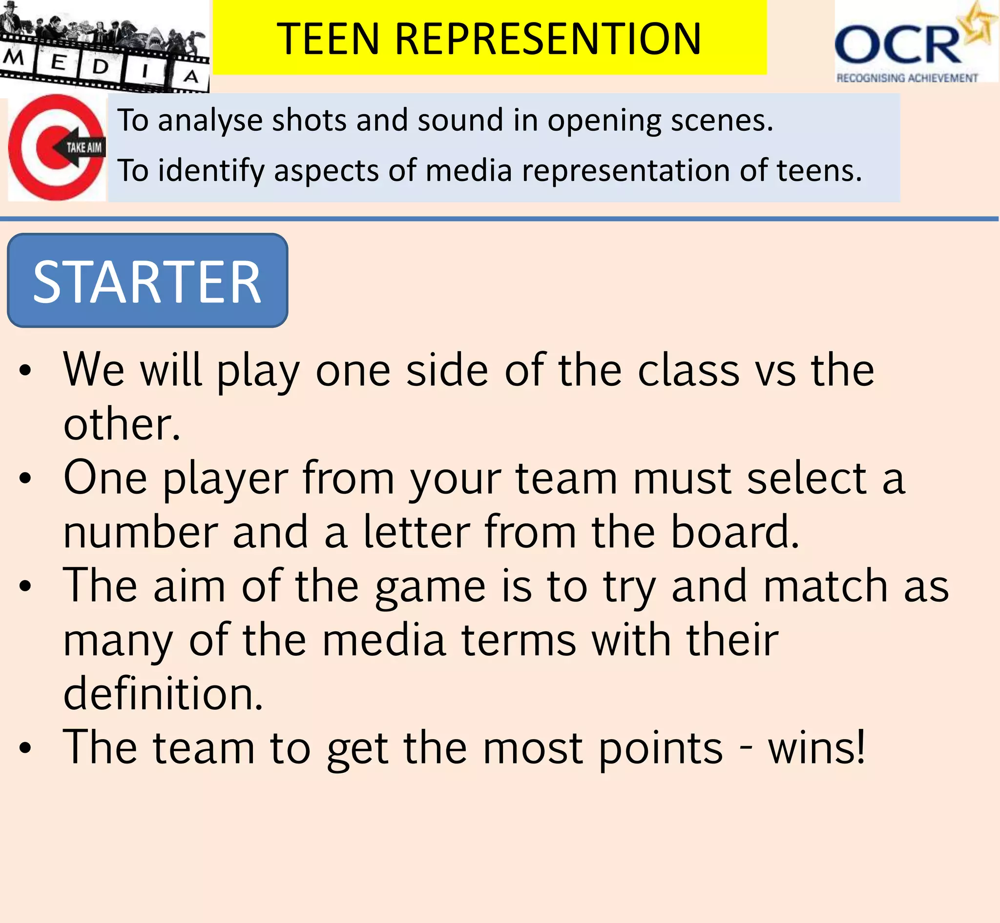 Representation of teenagers | PPTX