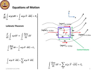 L15-Reynolds transport equation-Eqs of Motion | PPT
