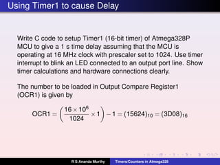 L15 timers-counters-in-atmega328 p | PDF