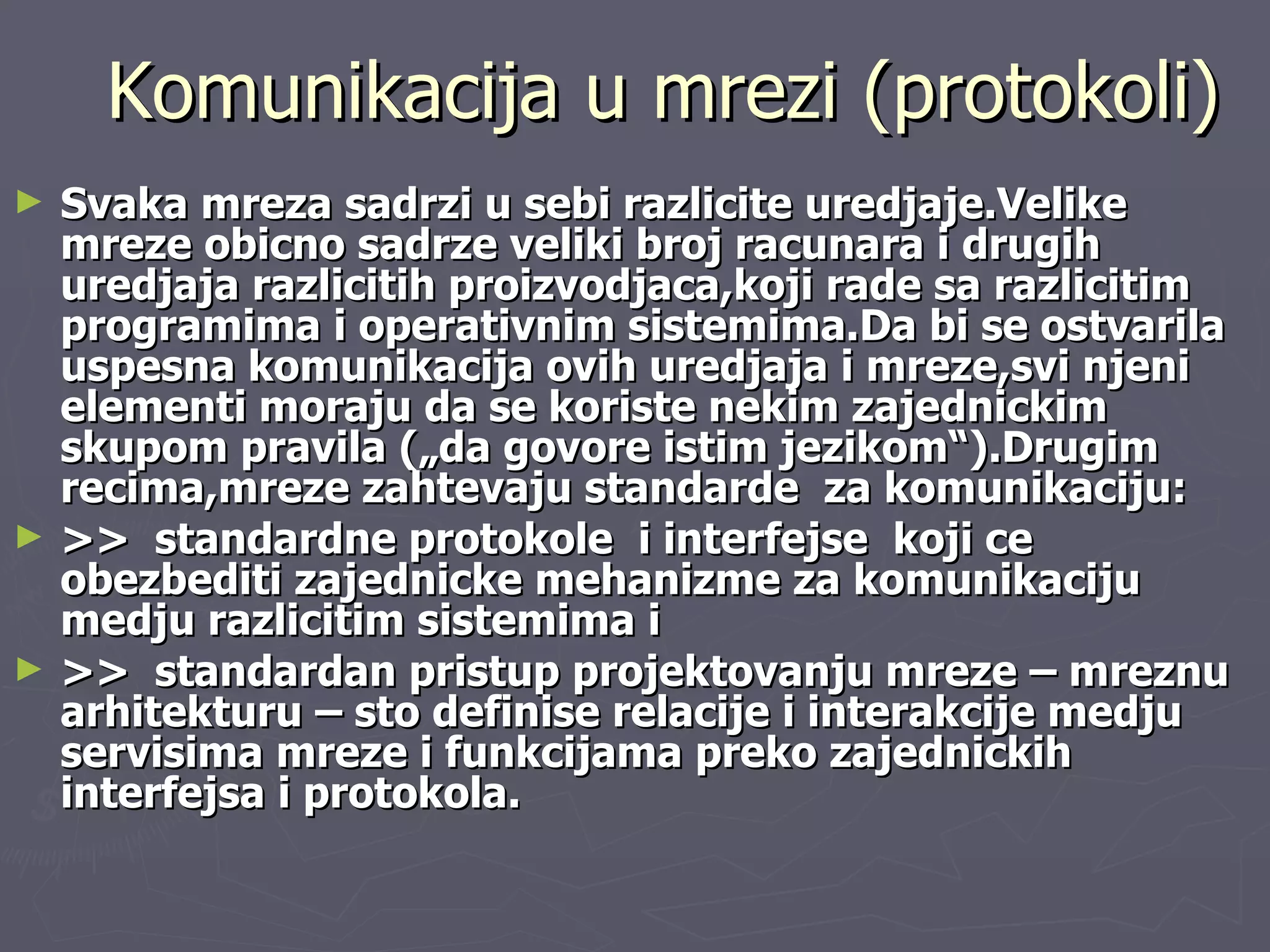 L154 - Računarstvo i informatika - Računarske mreže - Aleksandra ...