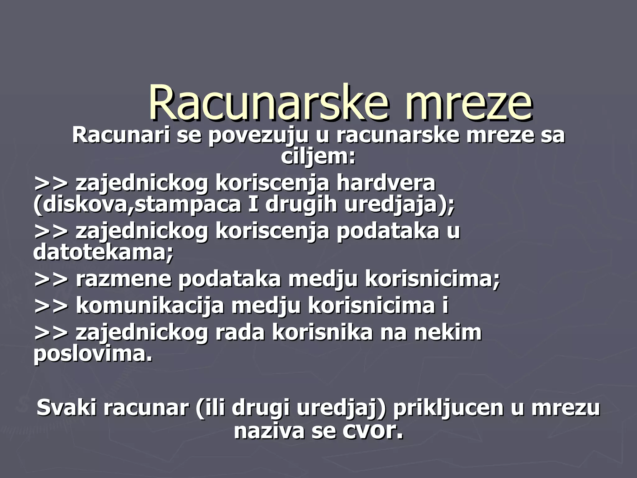 L154 - Računarstvo i informatika - Računarske mreže - Aleksandra ...